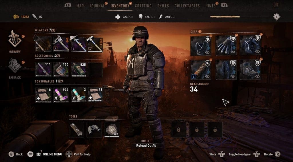 Pk Tank armor | Dying Light 2 Mod